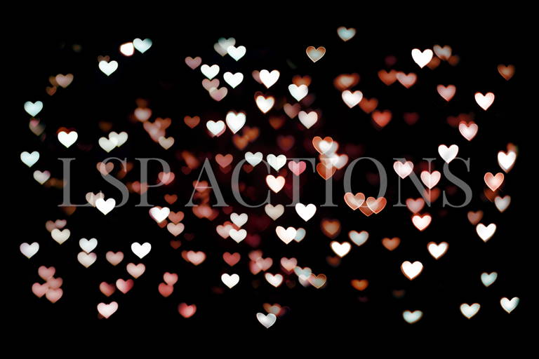 Bokeh Heart Overlays – LSP Actions by Lemon Sky